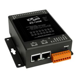 MQ-7255M CR MQTT I/O Module with 2-port Ethernet Switch, with 8-ch DI and 8-ch DO (RoHS)